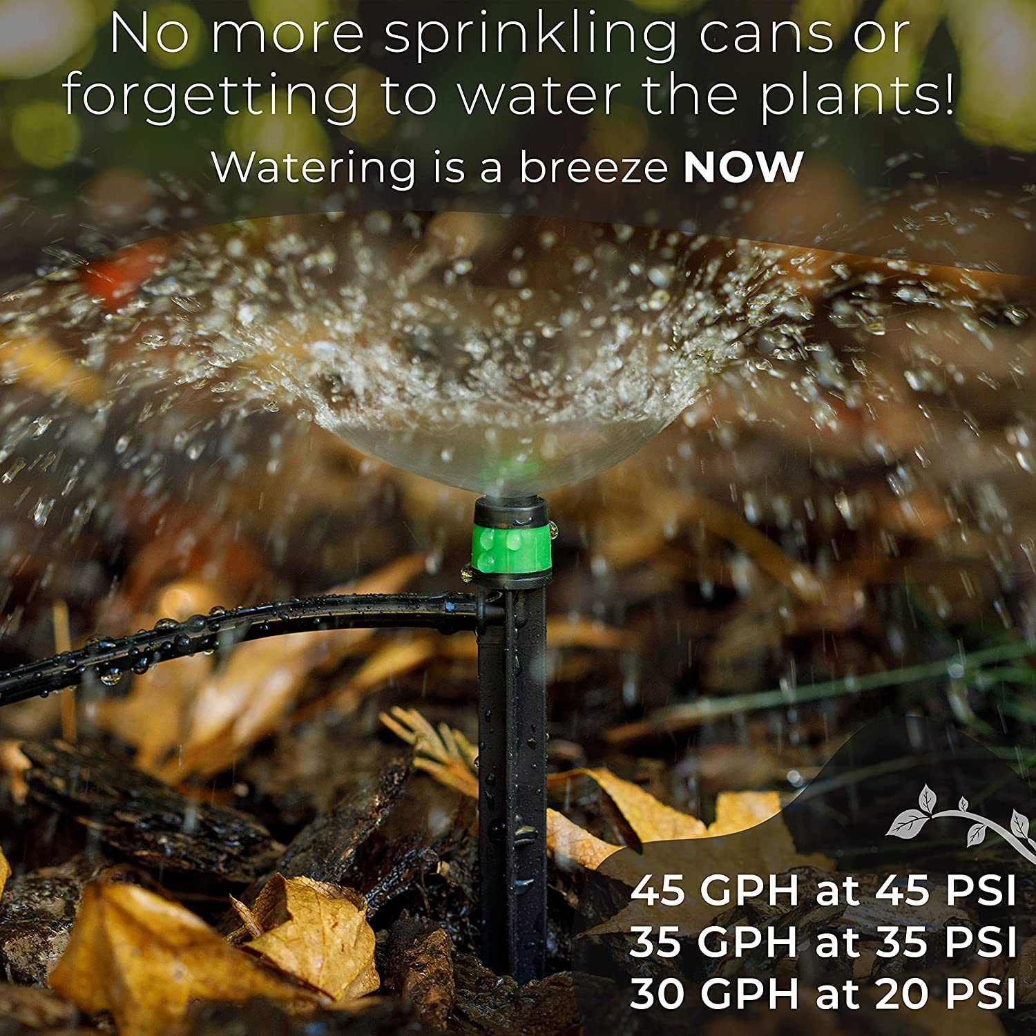 100 Drip Irrigation Emitters Vortex GT17224 - Hantechn